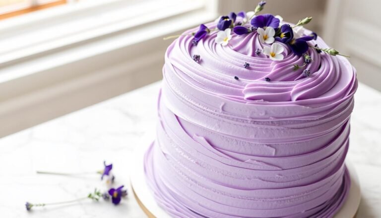 How to Make a Stunning Purple Birthday Cake