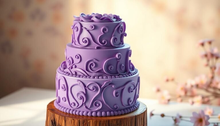 How to Make a Stunning Purple Birthday Cake
