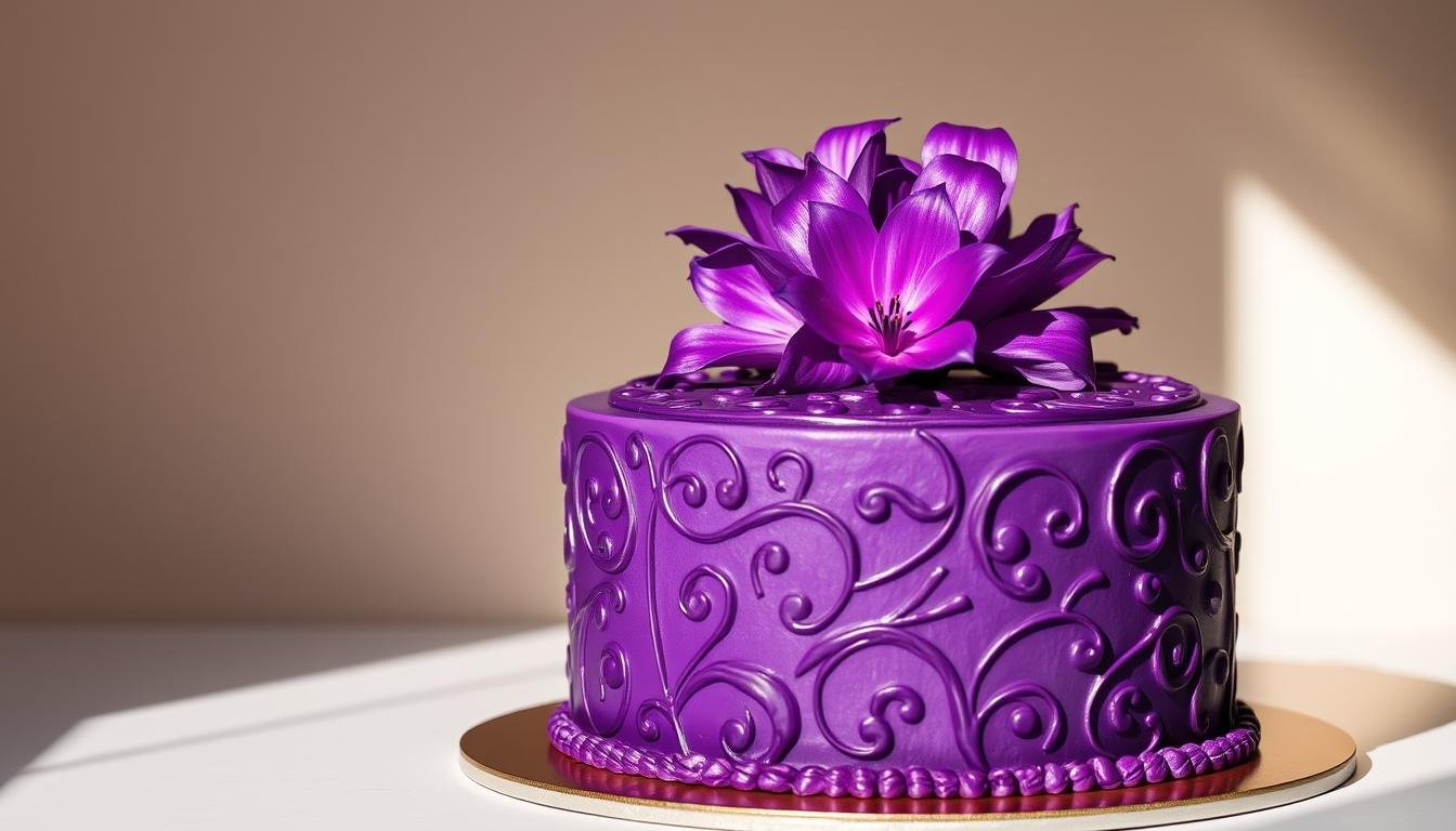 How to Make a Stunning Purple Birthday Cake